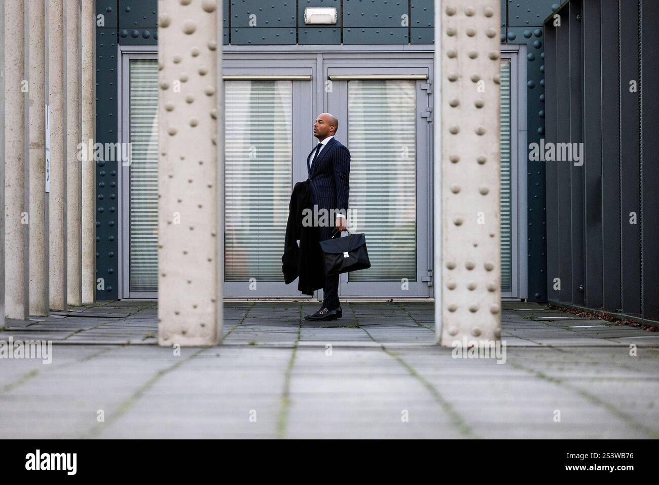 BADHOEVEDORP - Attorney Vito Shukrula arrives at the extra-security ...