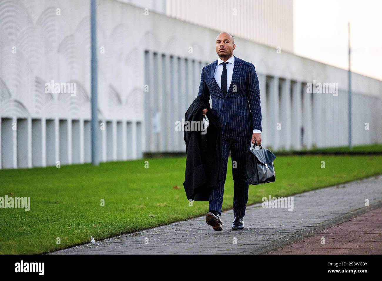 BADHOEVEDORP - Attorney Vito Shukrula arrives at the extra-security ...