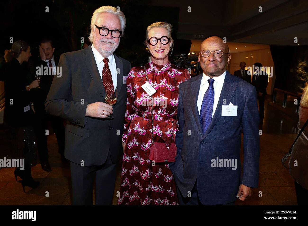 Klaus Schümann, Barbara Karan und Ian Karan beim Blankeneser ...