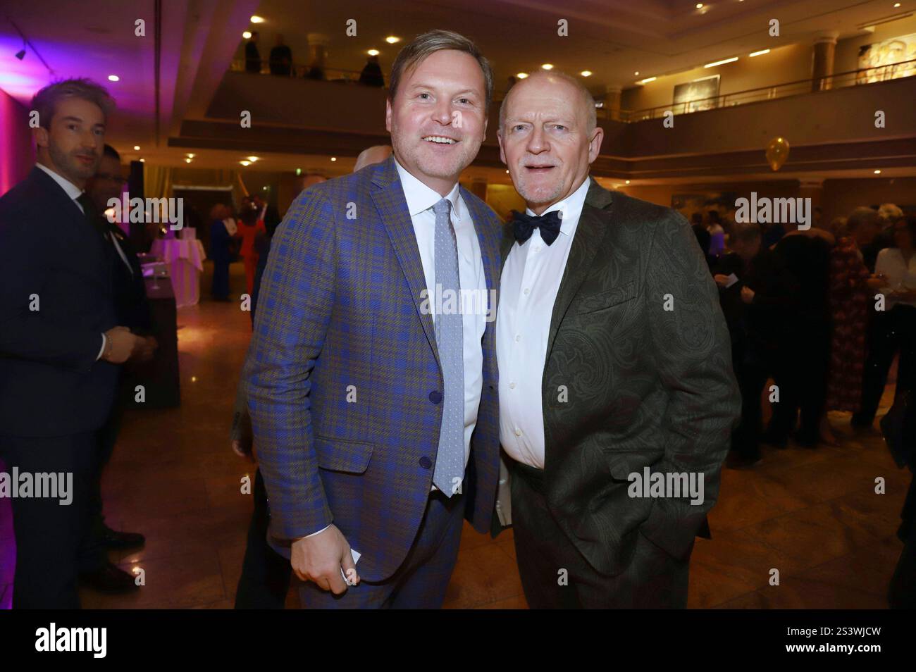Hubert Neubacher und Norbert Wiwianker beim Blankeneser Neujahrsempfang ...
