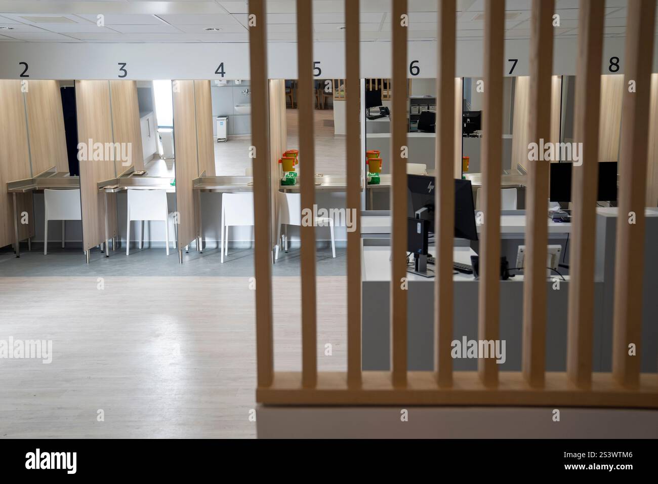 Injection bay areas in the Using Space at The Thistle drugs consumption ...