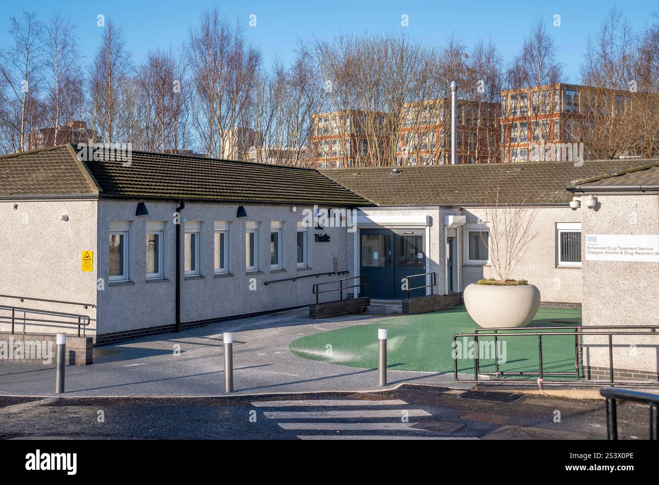 The Thistle drugs consumption room at the NHS Enhanced Drug Treatment ...
