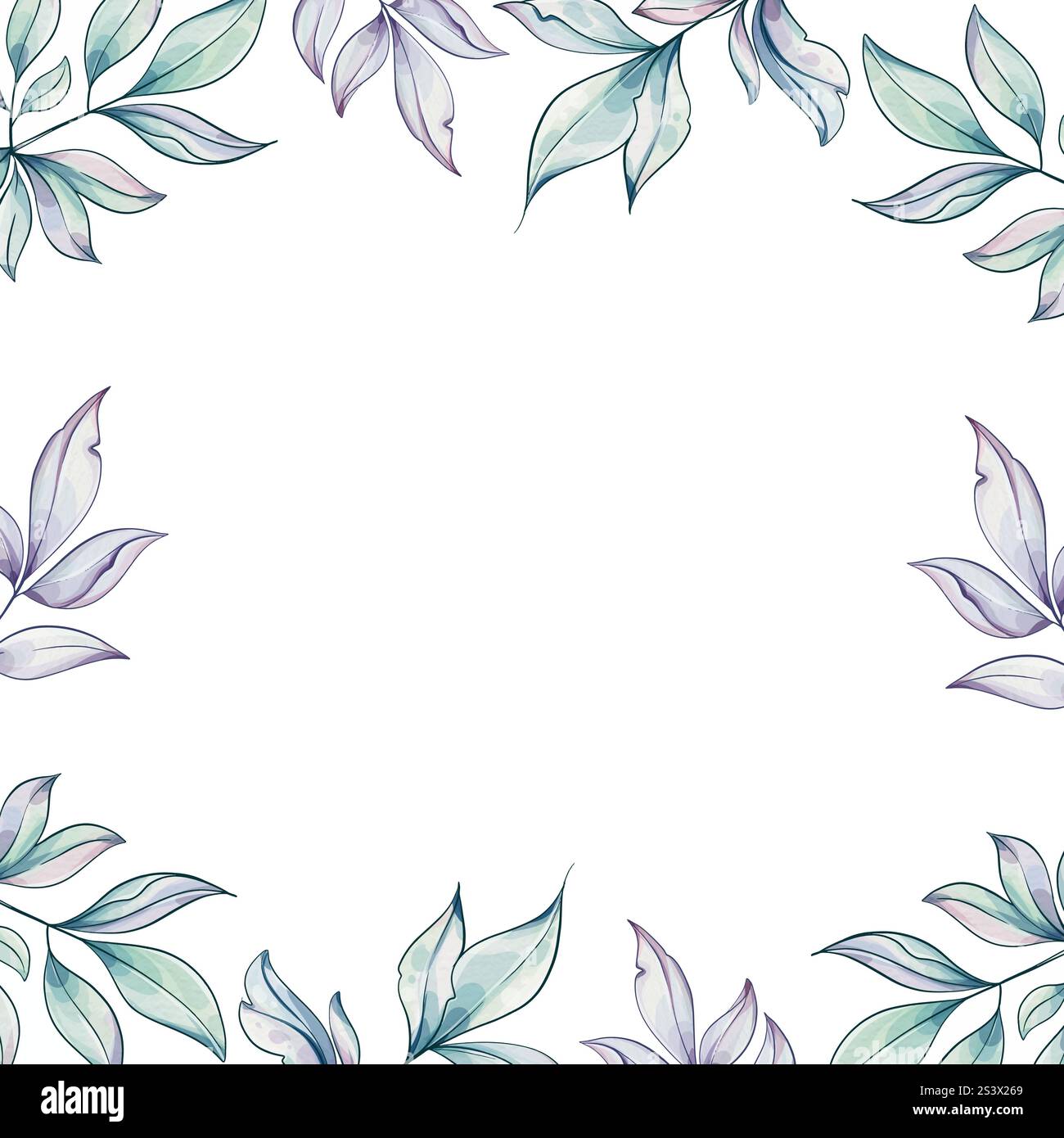 Soft hues of green and lavender blend gracefully in a stunning ...