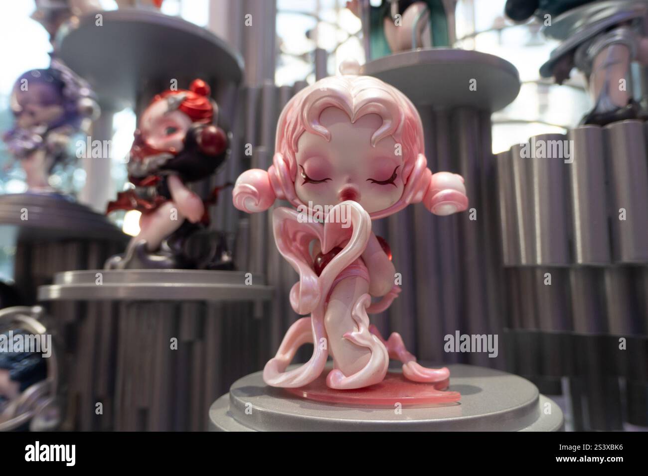 SHANGHAI, CHINA - JANUARY 10, 2025 - The POPMART flagship store at ...