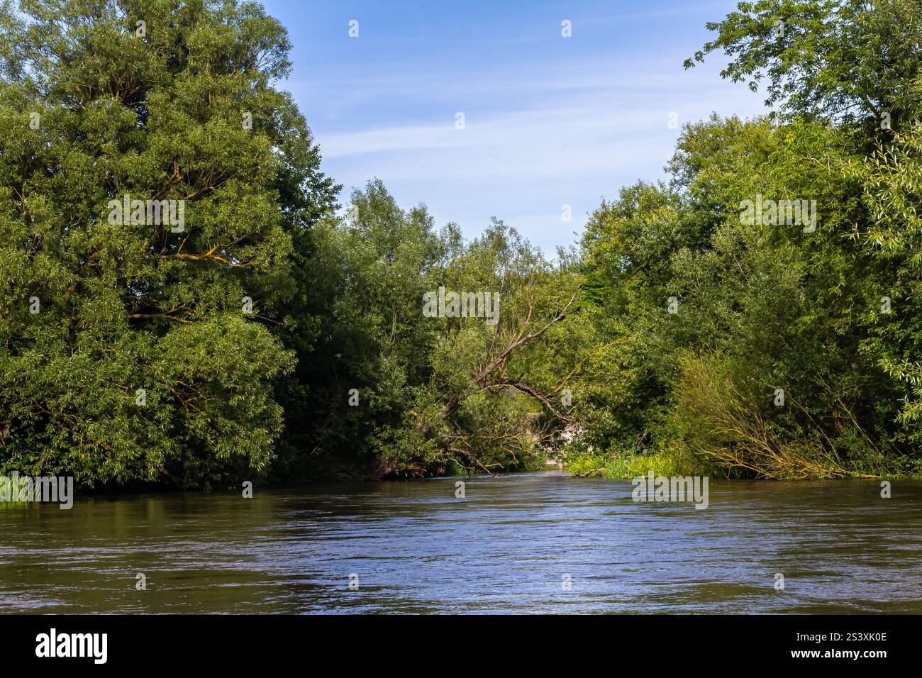 Calm river flows gently through hi-res stock photography and images - Alamy