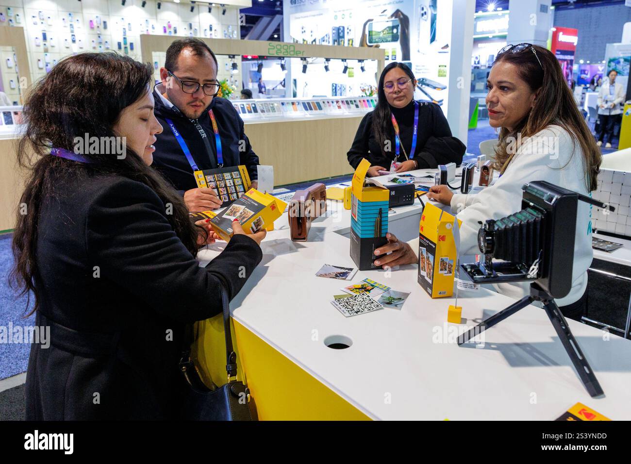 Las Vegas, USA. 09th Jan, 2025. The Kodak booth at the Las Vegas ...