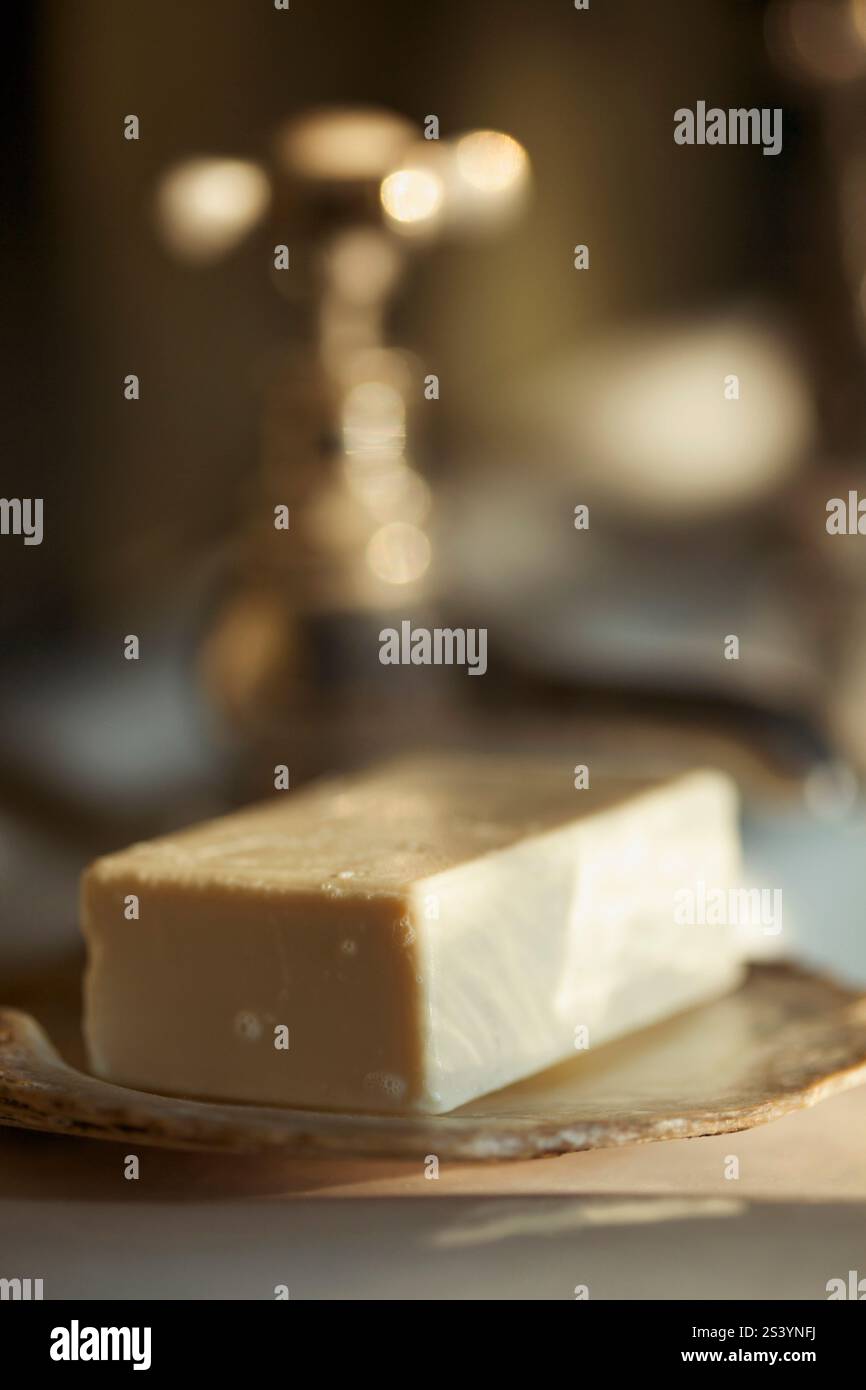 Close up of a bar of soap Stock Photo - Alamy
