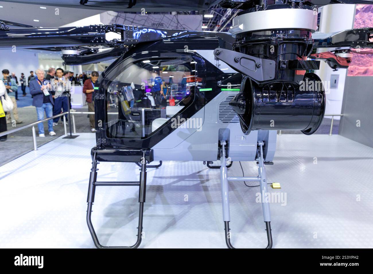 A Modular Flying Car, by Xpeng Aeroht, on display at the Las Vegas ...