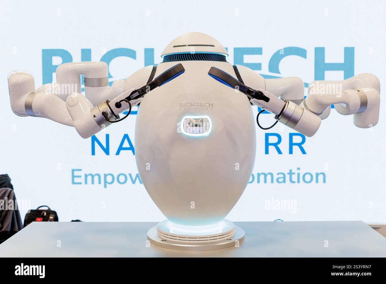 Adam, a robotic worker that can bartend, barista and cook, by Richtech ...