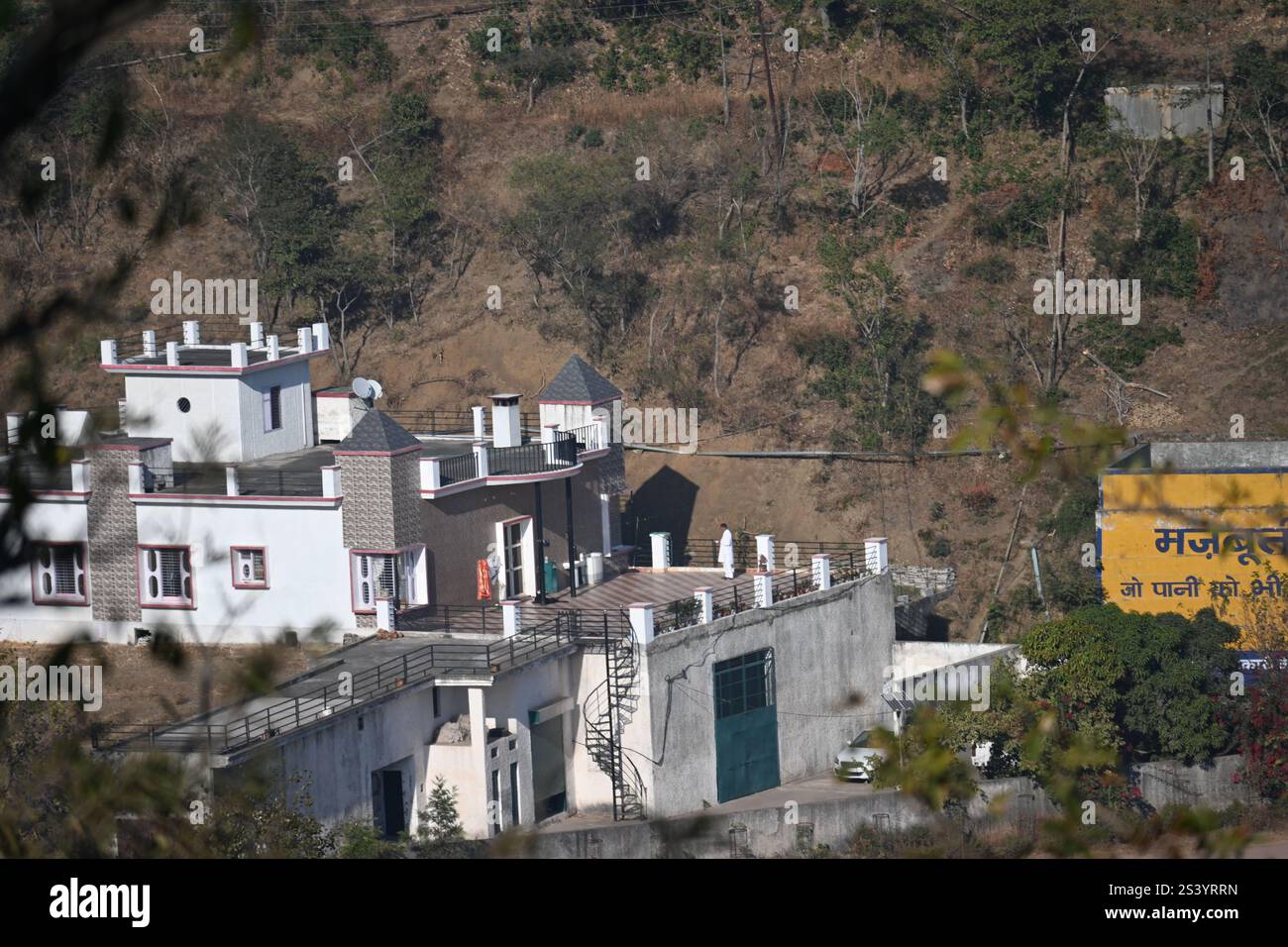 Nestled on a peaceful hill, this charming house is surrounded by the ...