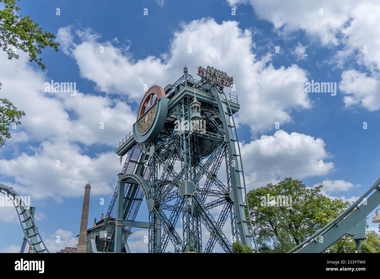 Speed roller coaster baron hi-res stock photography and images - Alamy