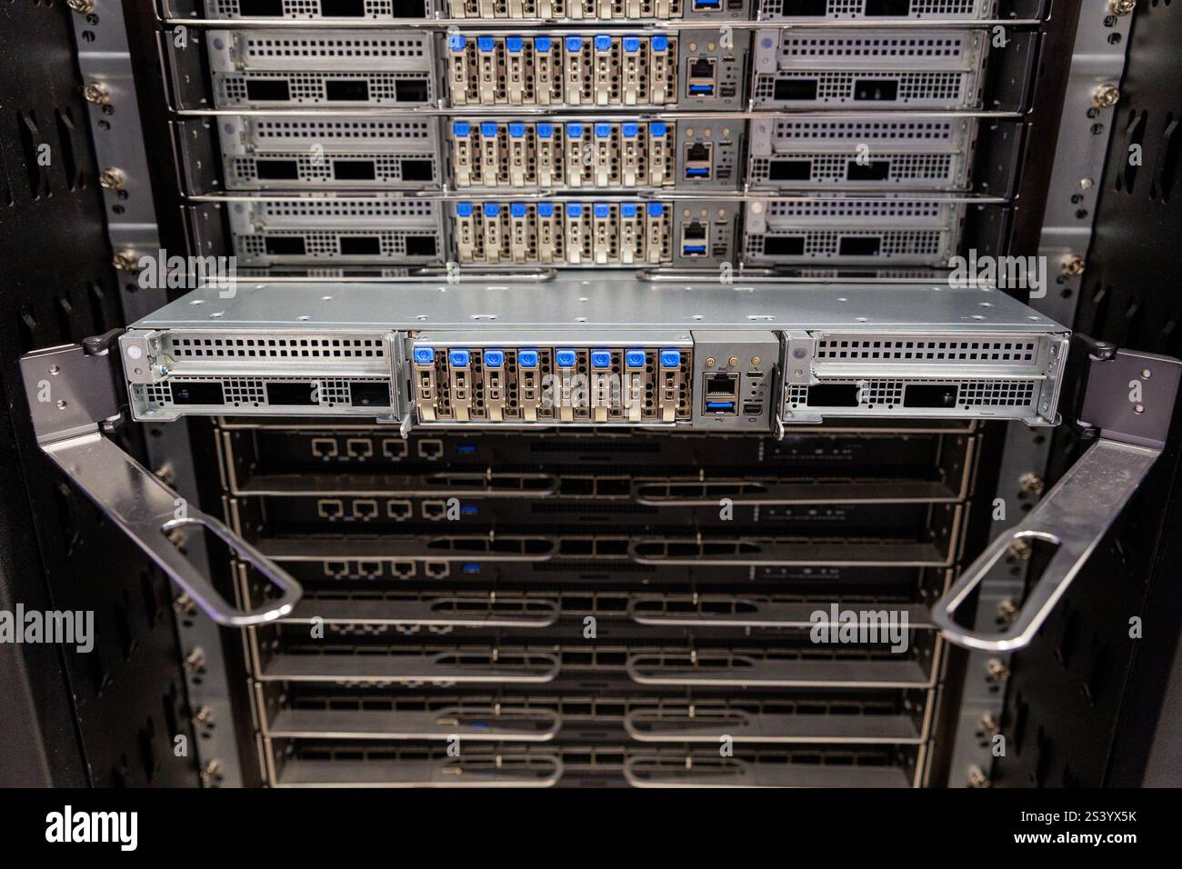 The NVIDIA GB200 NVL72 Grace Blackwell Superchip data center is a ...