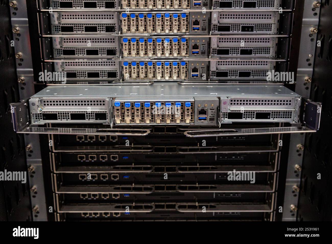 The NVIDIA GB200 NVL72 Grace Blackwell Superchip data center is a ...