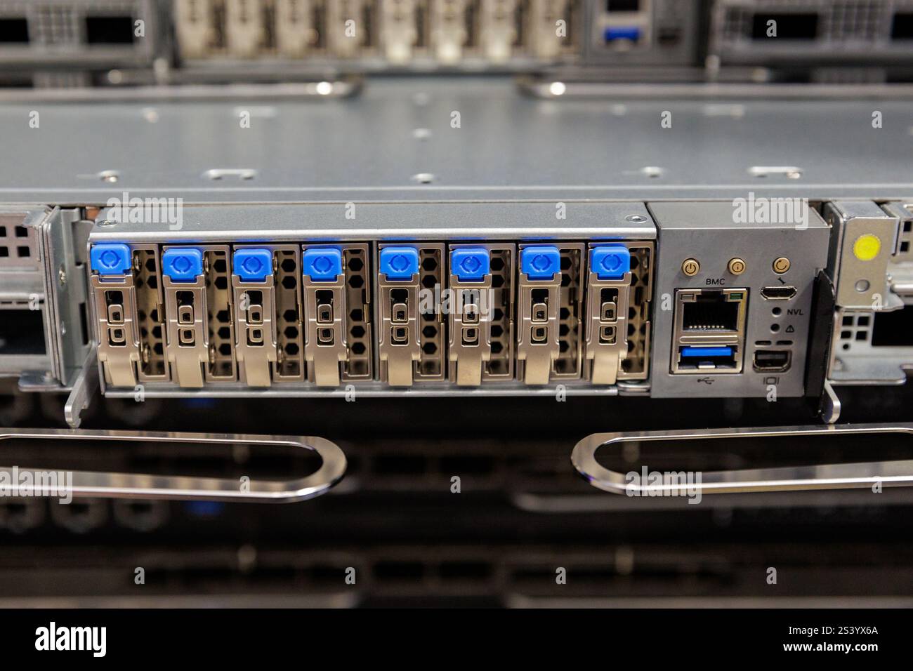The NVIDIA GB200 NVL72 Grace Blackwell Superchip data center is a ...