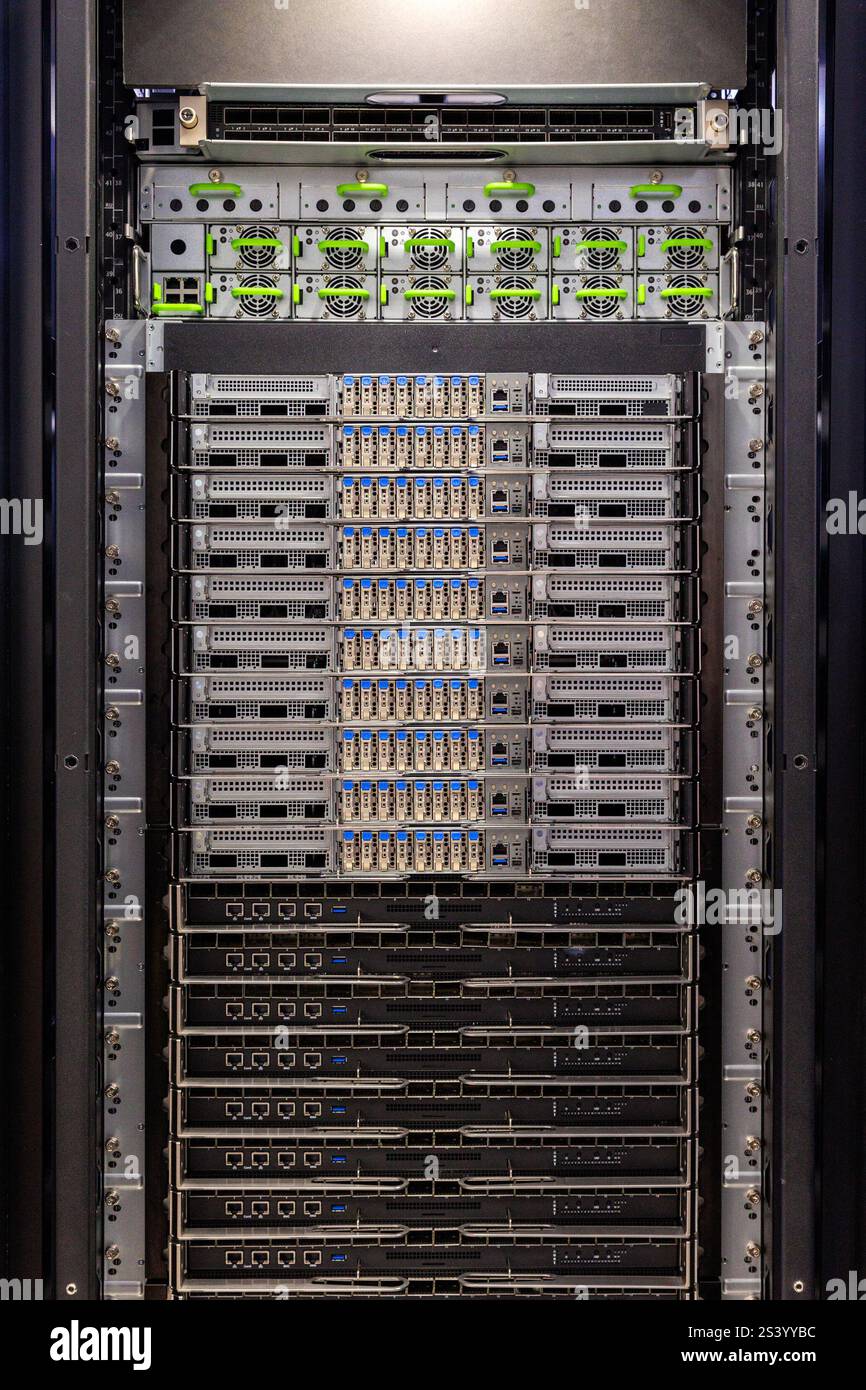 The NVIDIA GB200 NVL72 Grace Blackwell Superchip data center is a ...