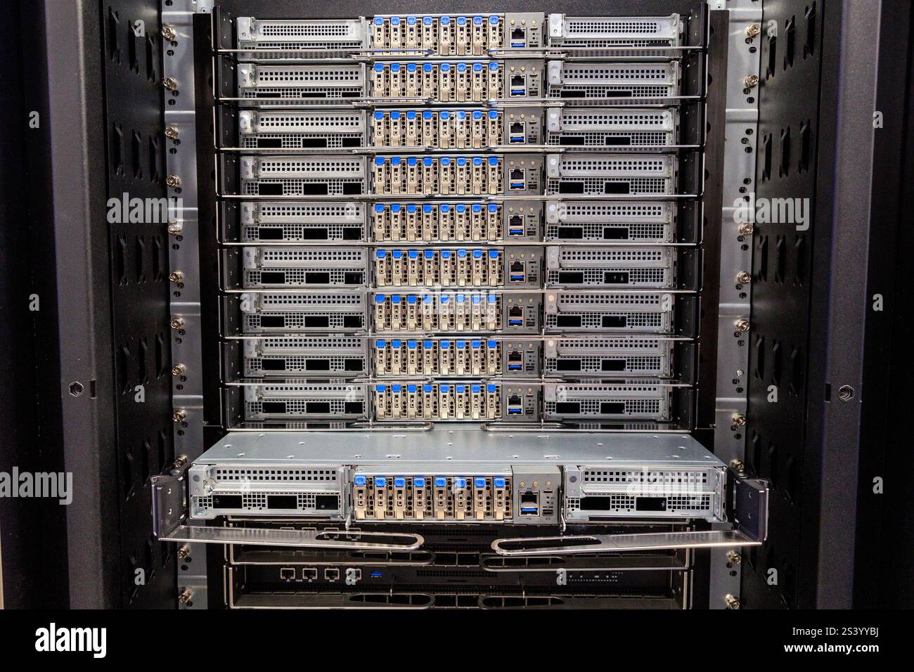 The NVIDIA GB200 NVL72 Grace Blackwell Superchip data center is a ...