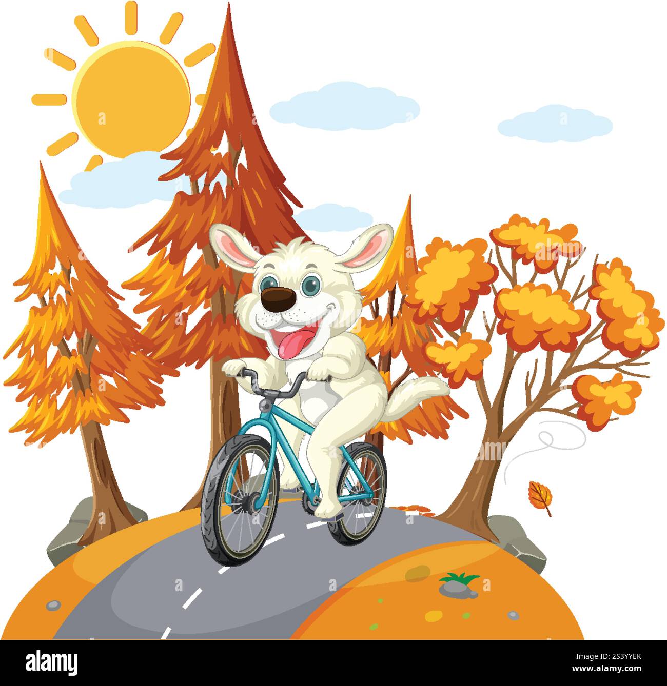Animal cycling Cut Out Stock Images & Pictures - Alamy