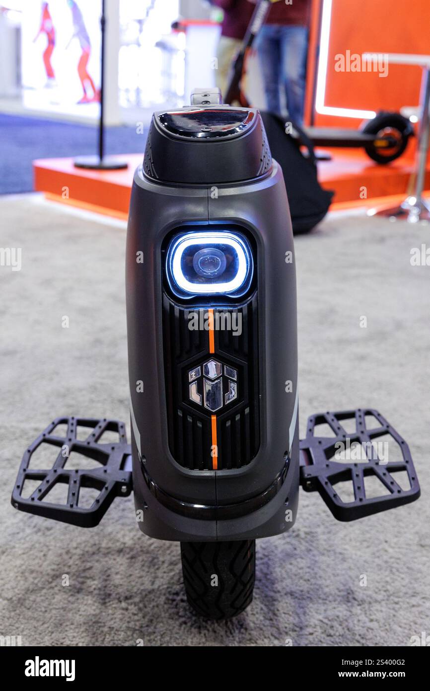 The E9 Intermediate Electric Unicycle, by Inmotion, on display at the ...