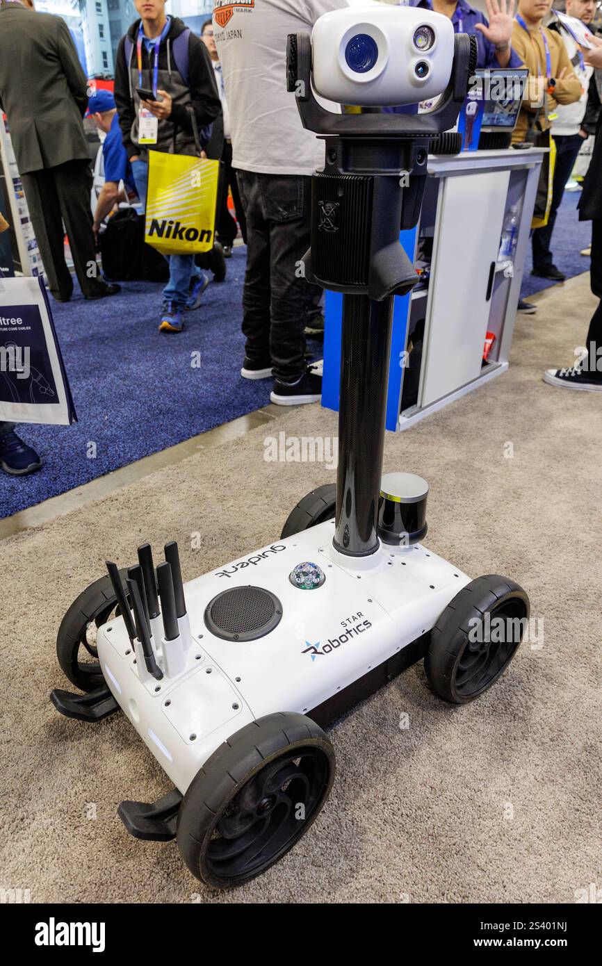 Las Vegas, USA. 09th Jan, 2025. Watchbot, a surveillance and inspection ...