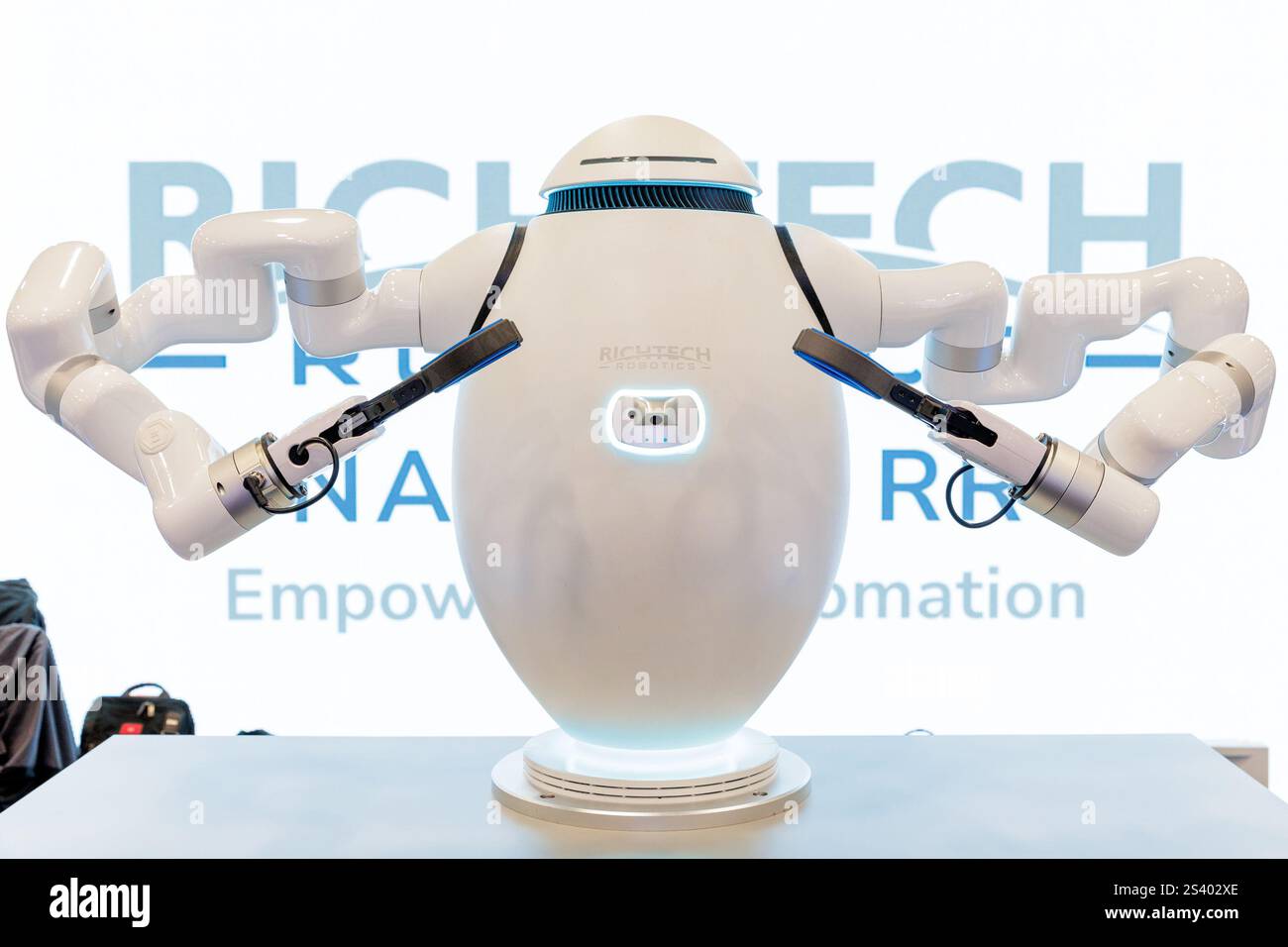Adam, a robotic worker that can bartend, barista and cook, by Richtech ...