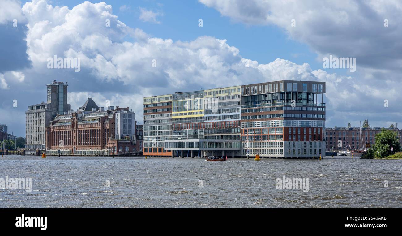 The Silodam is a breakwater in the western port area of Amsterdam. The ...