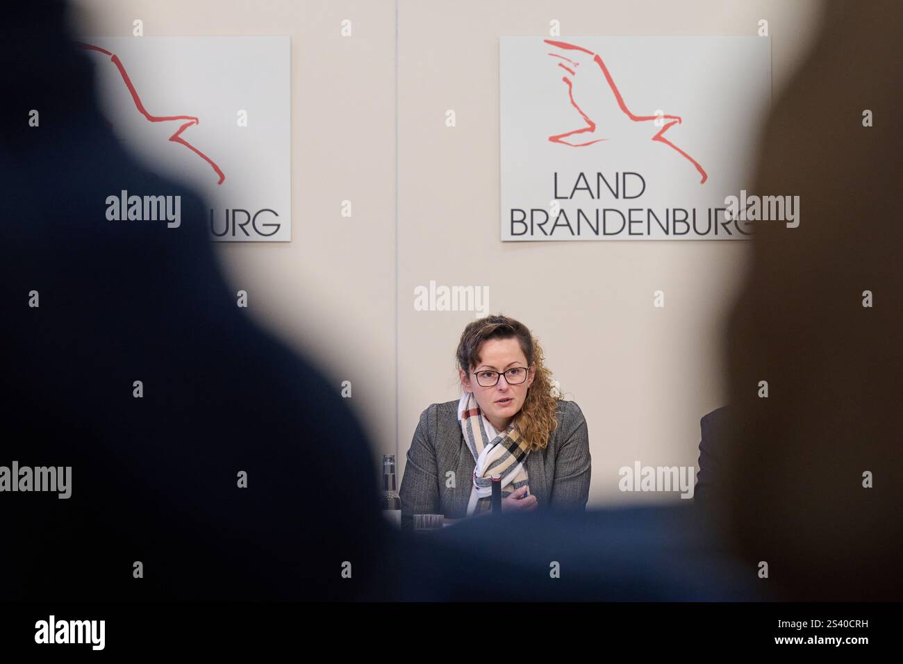 Potsdam, Germany. 10th Jan, 2025. Hanka Mittelstädt (SPD), Minister for ...