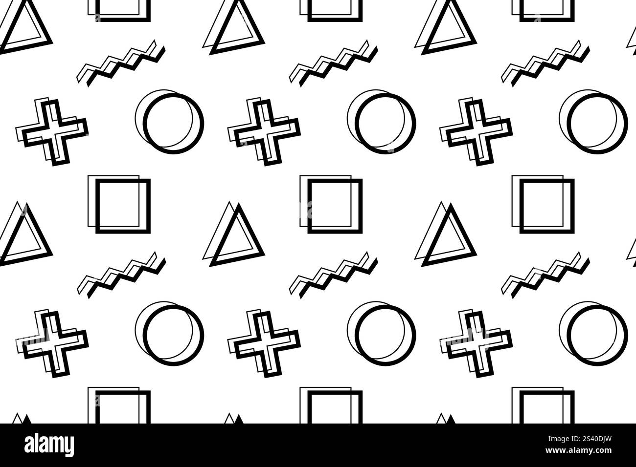 Zigzags zig zags Stock Vector Images - Alamy