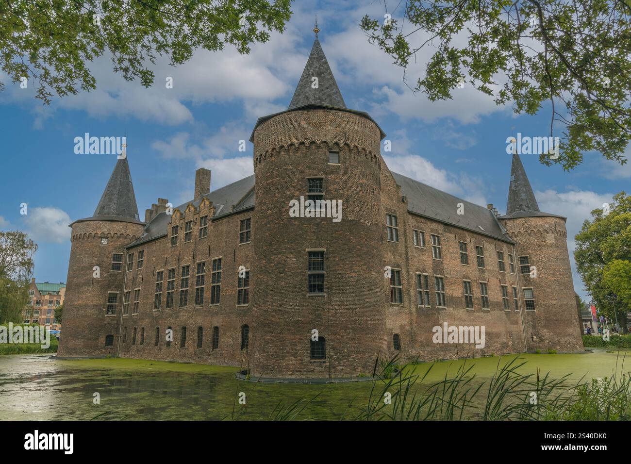 Medieval castle Helmond the Netherlands known as Kasteel Helmond Stock ...