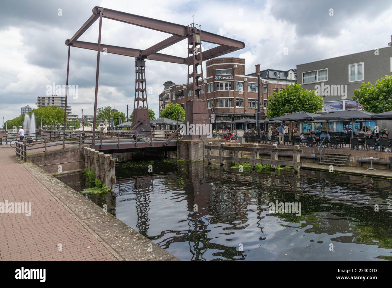 Helmond, the Netherlands. 30 June 2024. Veestraatbrug a steel ...