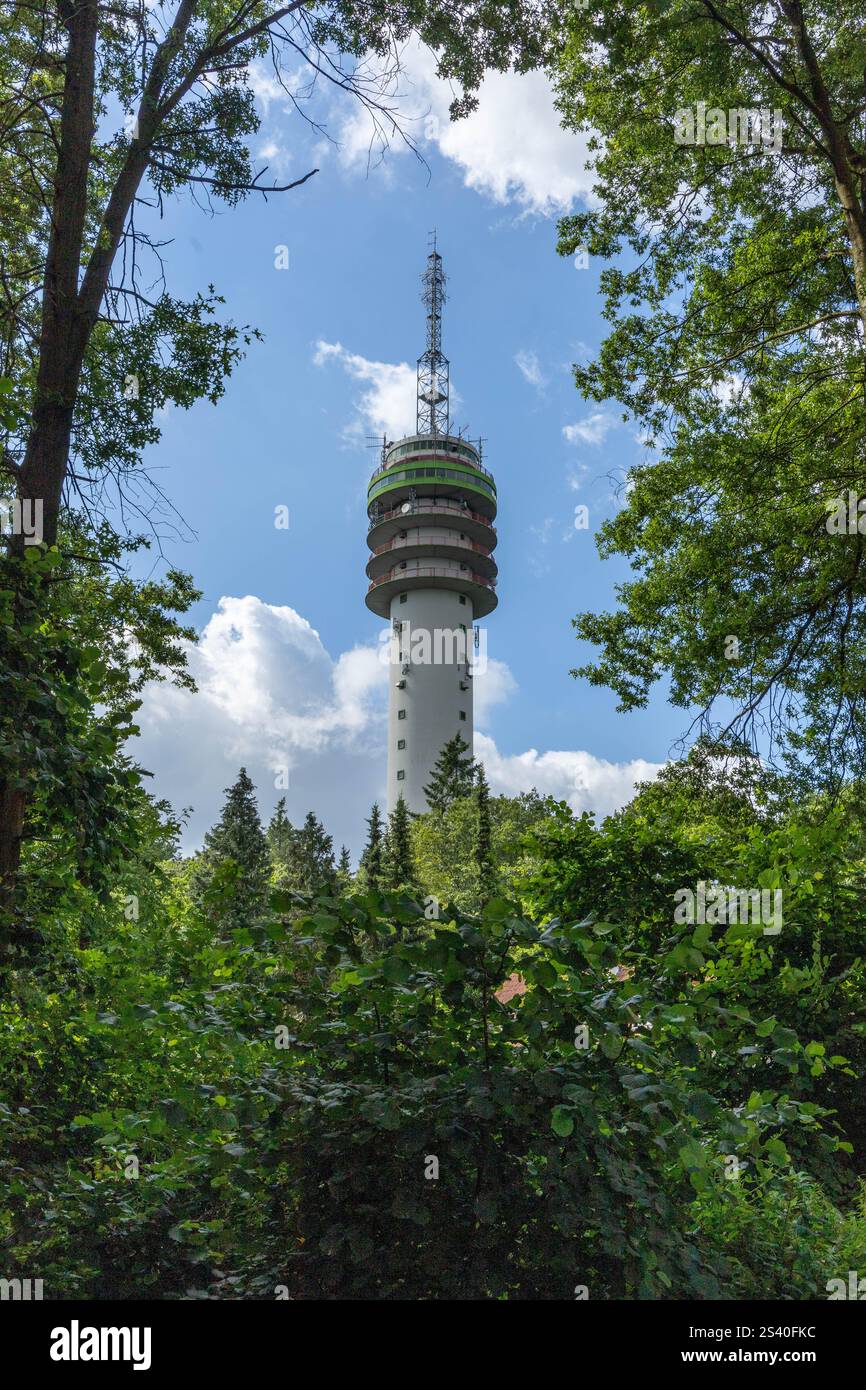 Mierlo, the Netherlands. 28 June 2024. The Television Tower Mierlo is a ...