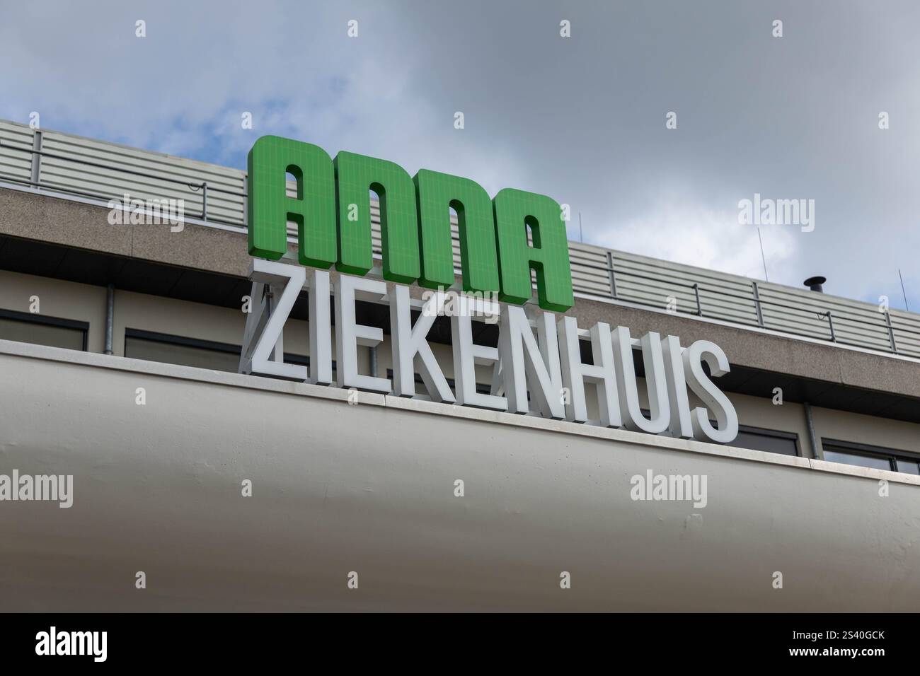 Geldrop, the Netherlands. 28 June 2024. Anna Hospital logo sign in ...