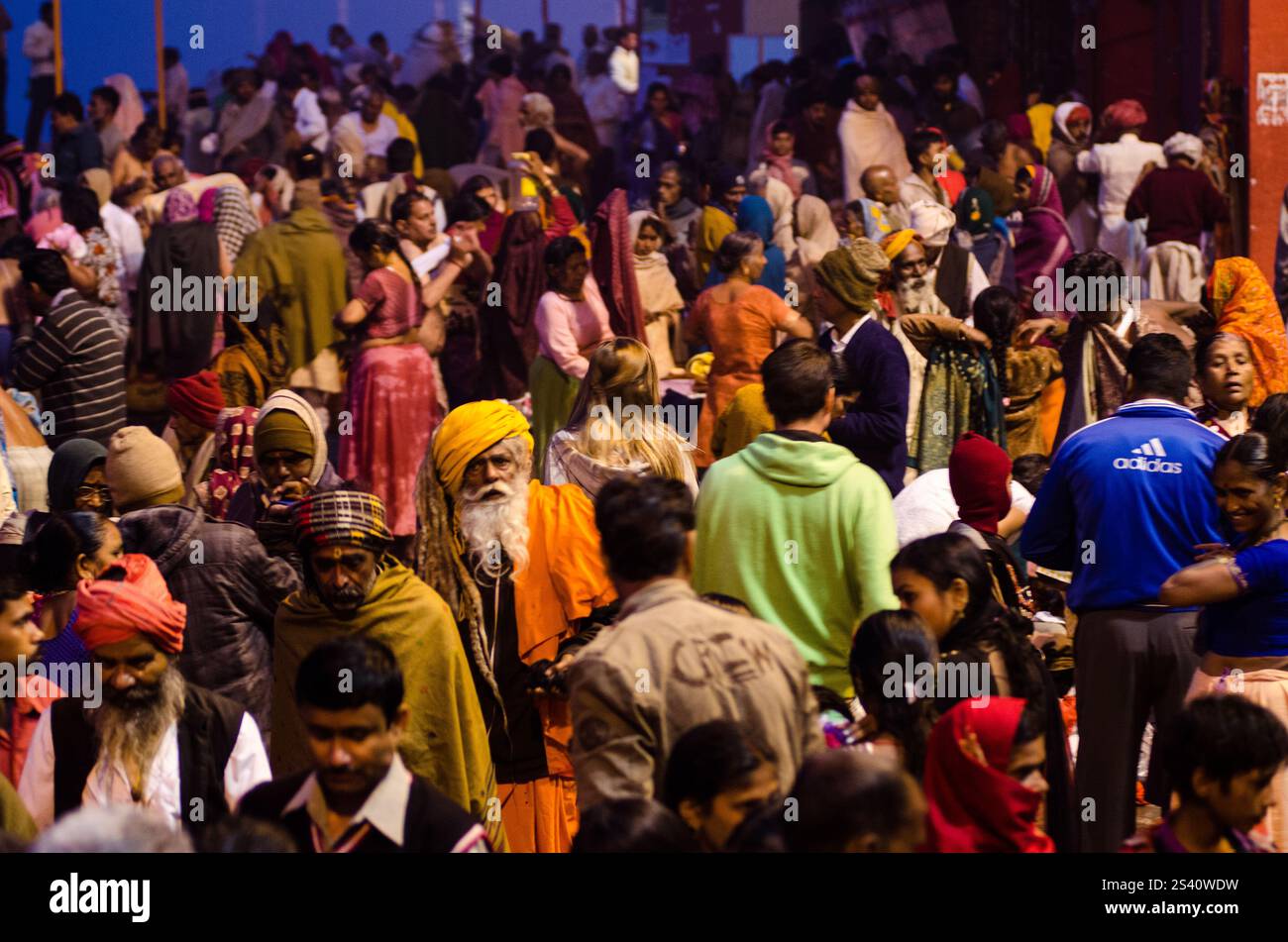 Elderly men in traditional attire gather for spiritual observance ...