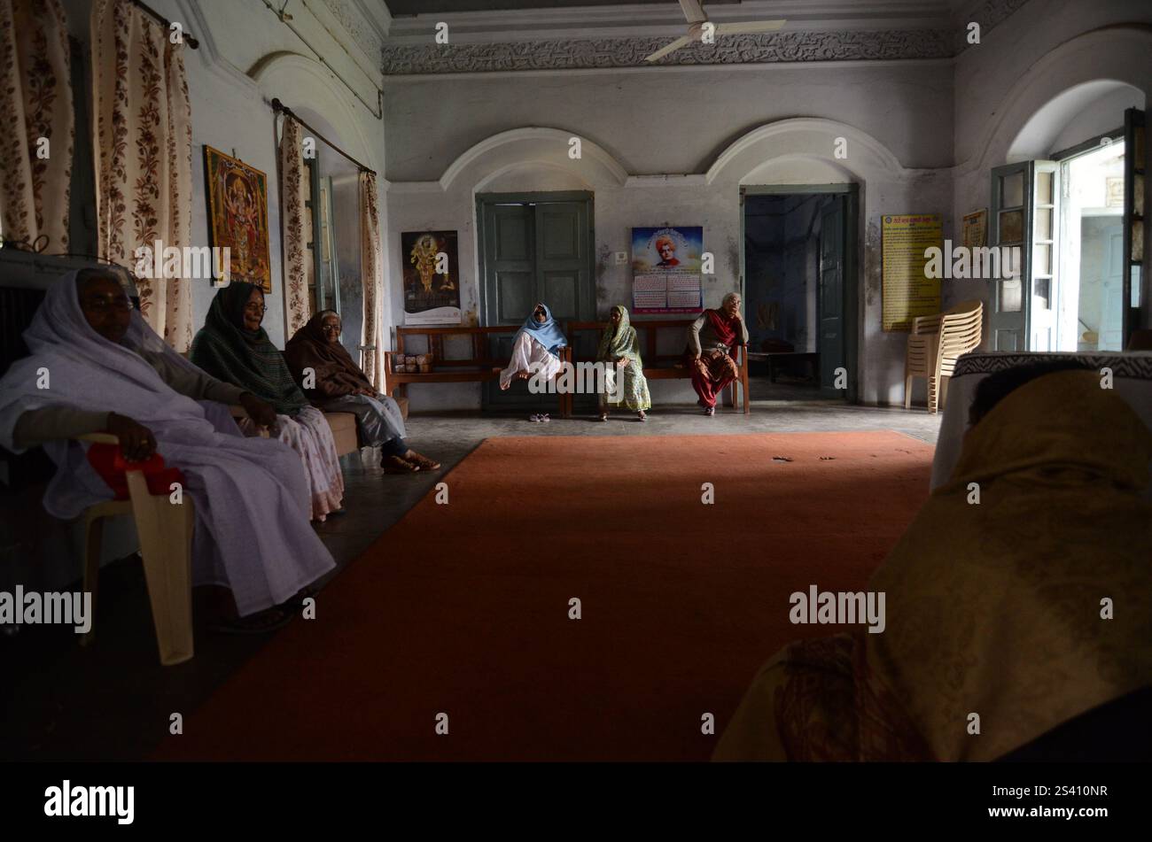 Women in a serene gathering space, reflecting culture and community in ...