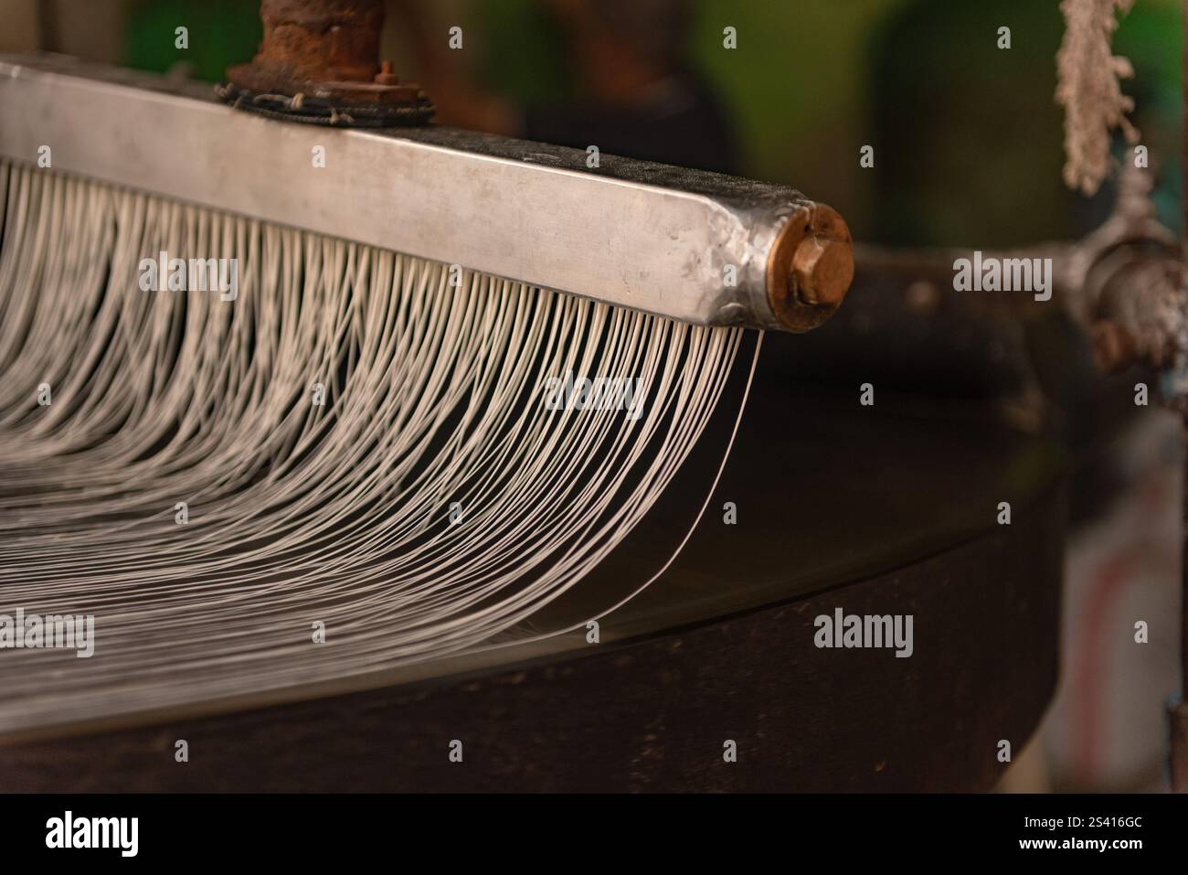 Rashid, Egypt. 27th June, 2024. The preparation of fine strands of ...