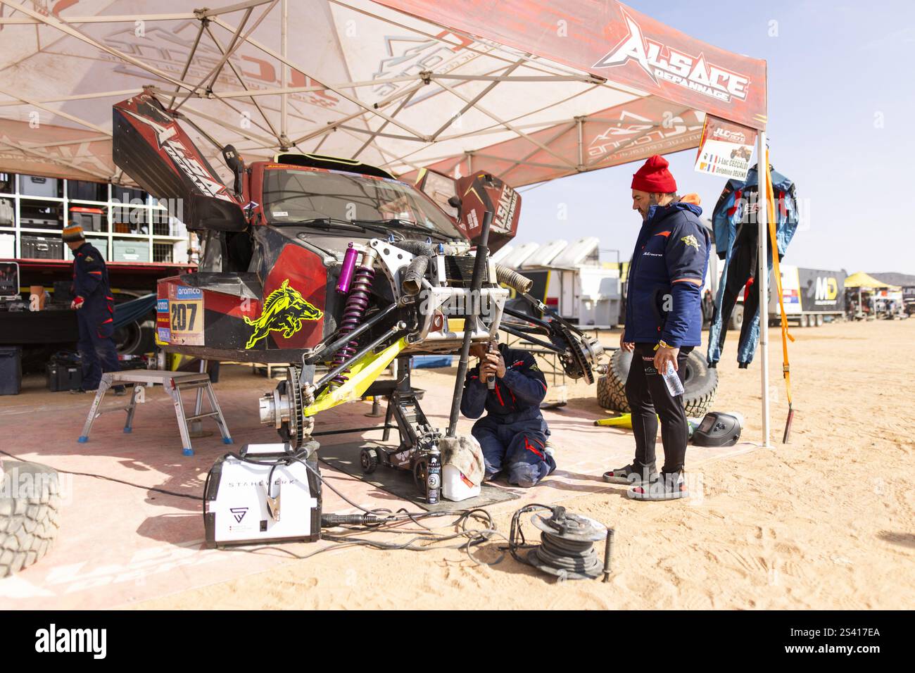 Hail, Saudi Arabia, January 10, 2025, 207 CECCALDI Jean-Luc (fra ...
