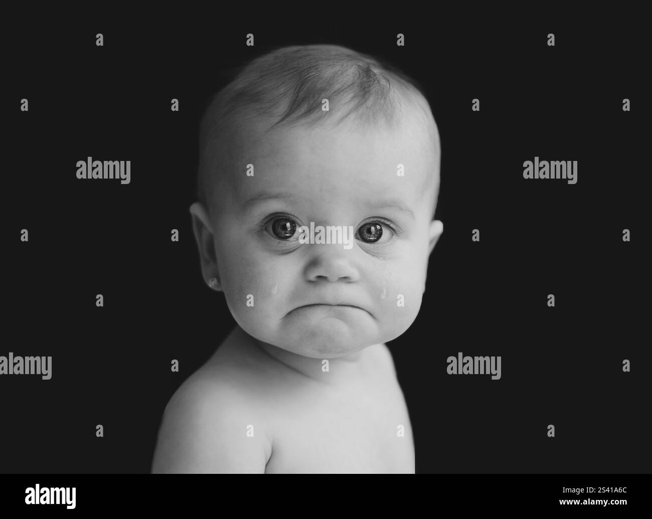 Baby crying, emotional, tears, cry Stock Photo - Alamy