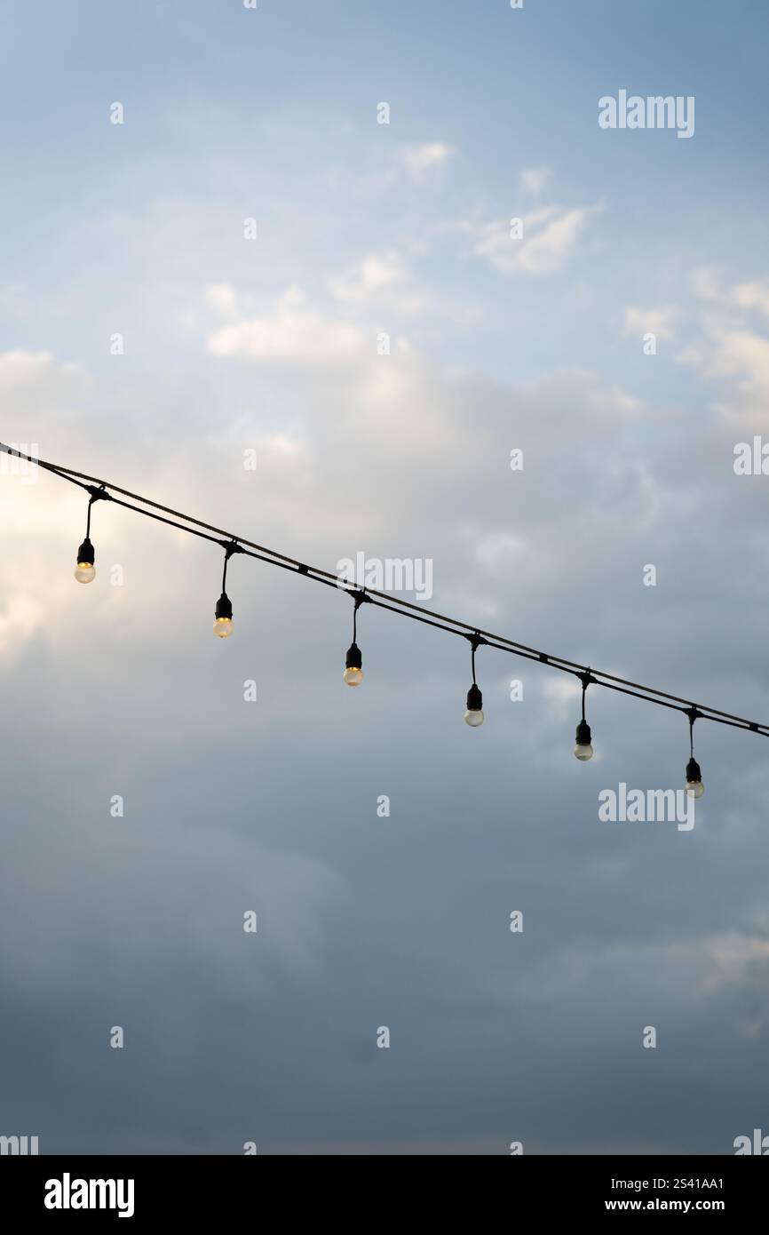 String of lights hi-res stock photography and images - Alamy