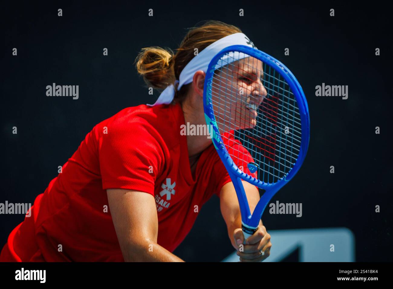 Melbourne, Australia. 10th Jan, 2025. Belgian Greet Minnen (WTA 94 ...