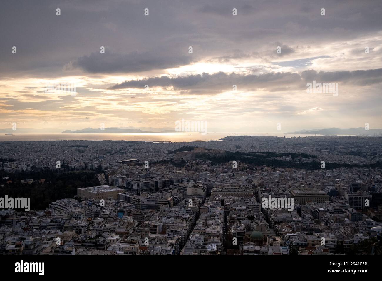 Landscape of apartment buildingsshowing the population density with the ...