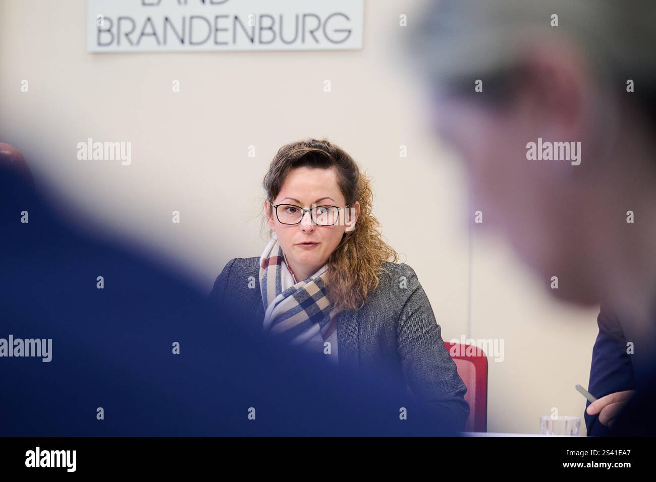 Potsdam, Germany. 10th Jan, 2025. Hanka Mittelstädt (SPD), Minister for ...