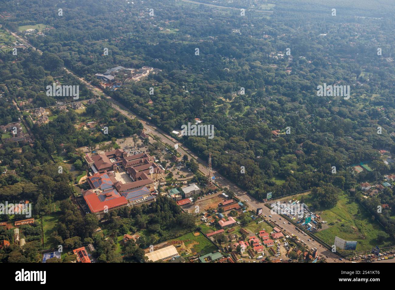 Aerial views from a bush plane outside Nairobi, Kenya Stock Photo - Alamy