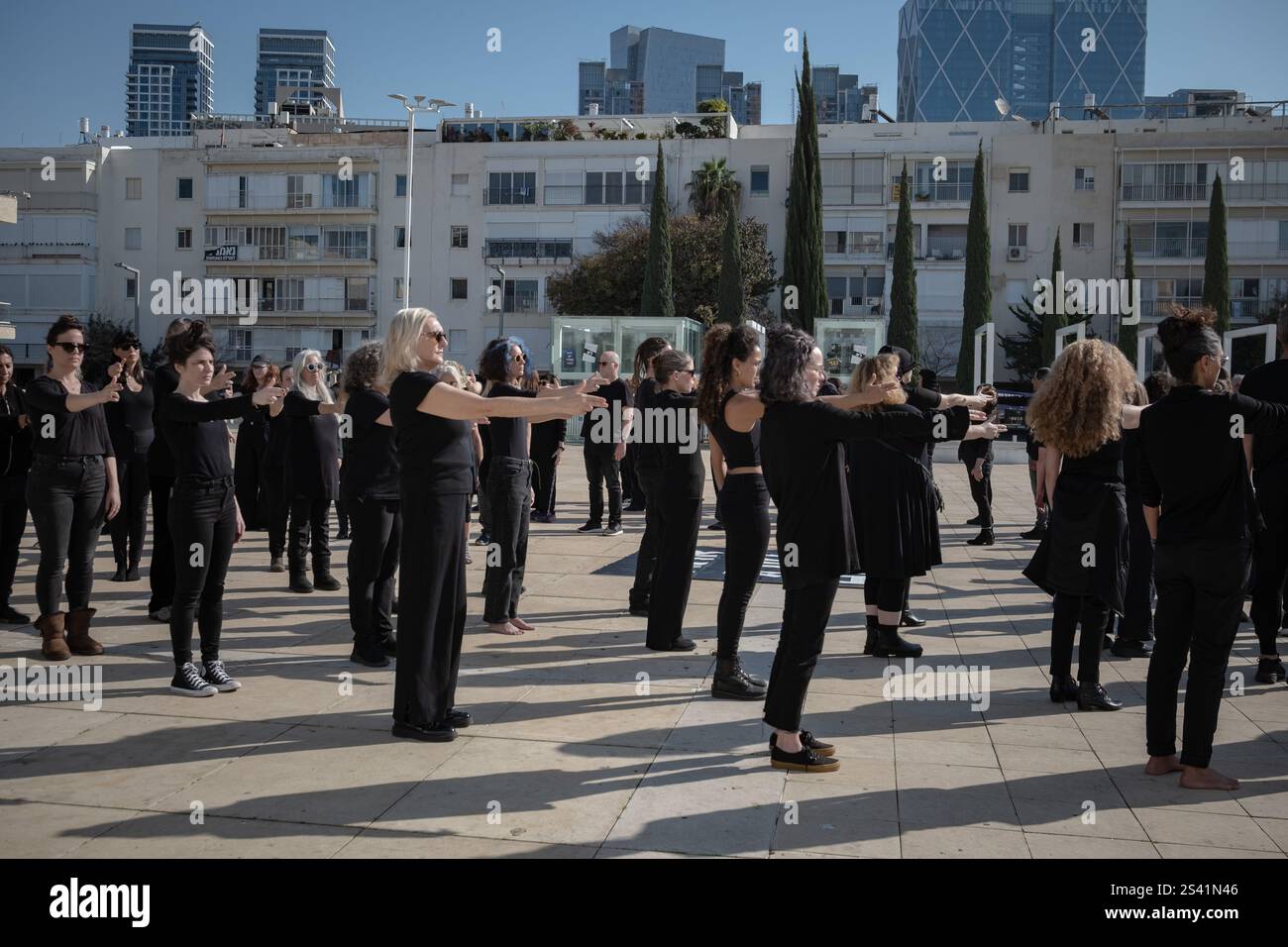 Tel Aviv, Tel Aviv, Israel. 10th Jan, 2025. Performance named ''YOU ARE ...