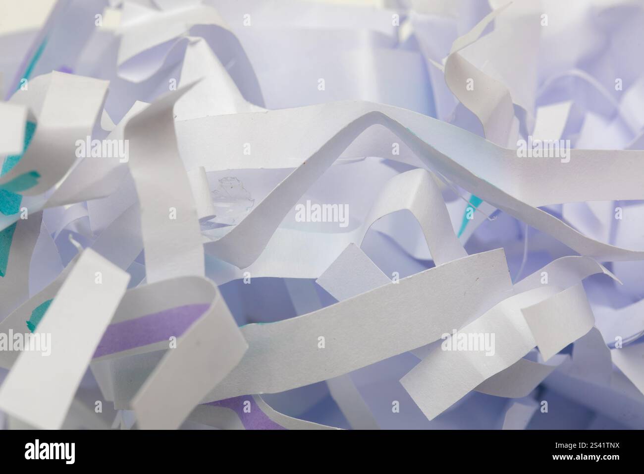 Shredded Paper Texture Background for Recycling and Document Security ...