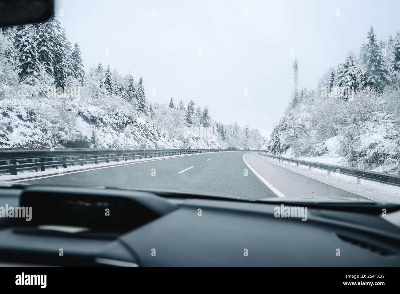 Forward journey on forest road hi-res stock photography and images - Alamy