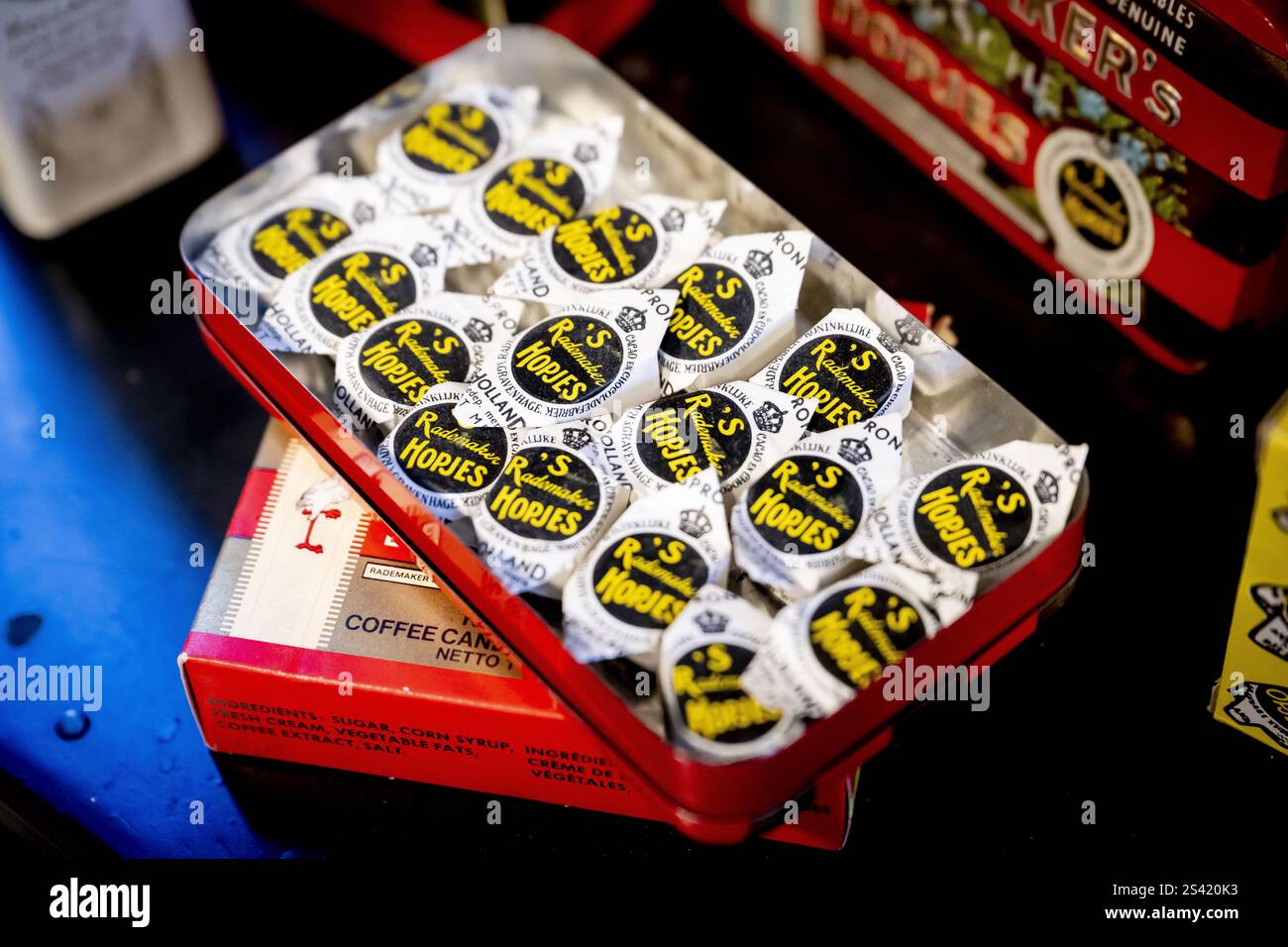 DEN HAAG - Hopjes at the Hopjes Museum in The Hague. The production of ...