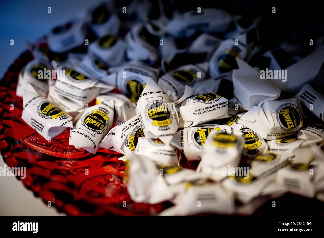 DEN HAAG - Hopjes at the Hopjes Museum in The Hague. The production of ...