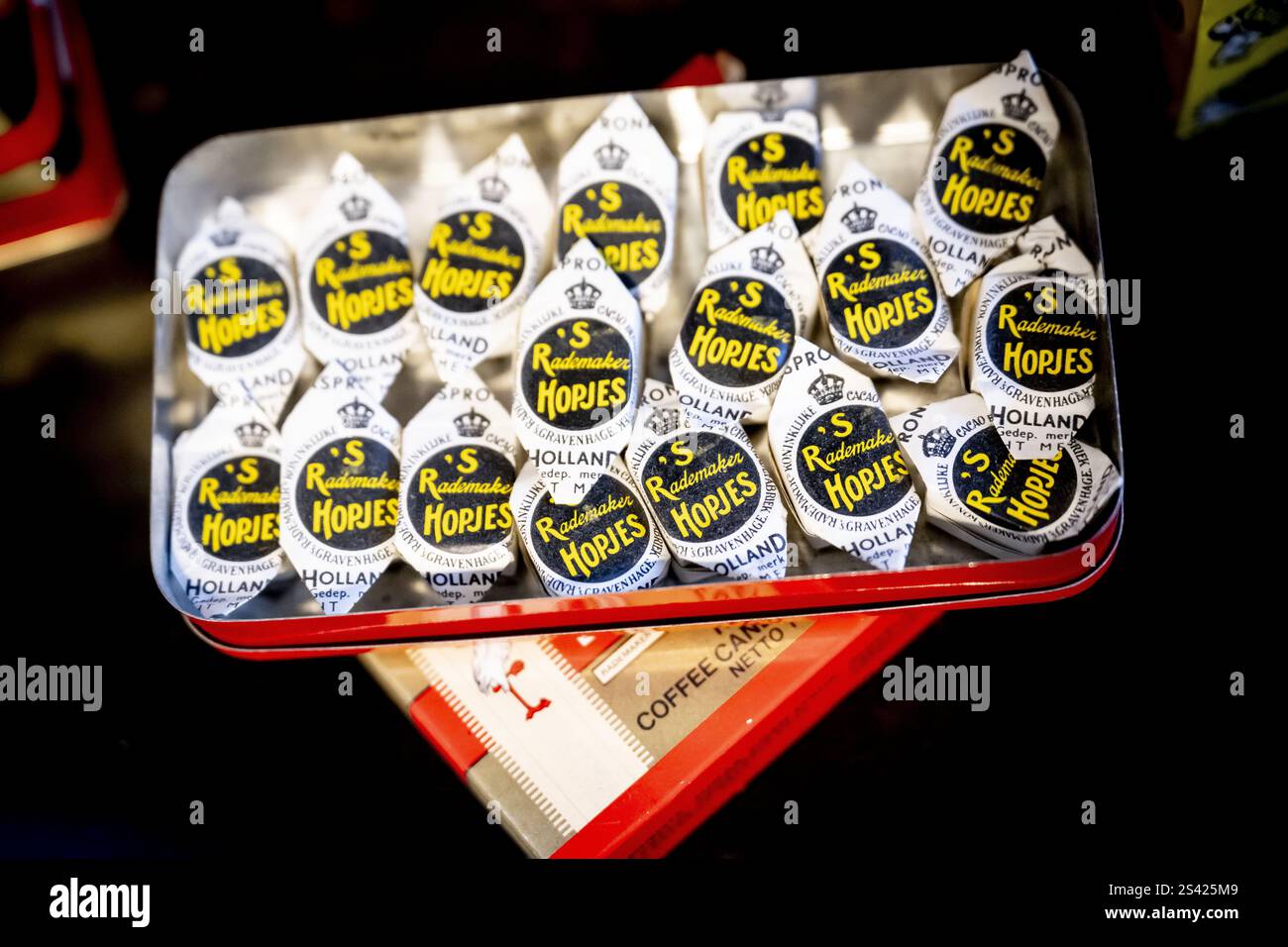 DEN HAAG - Hopjes at the Hopjes Museum in The Hague. The production of ...