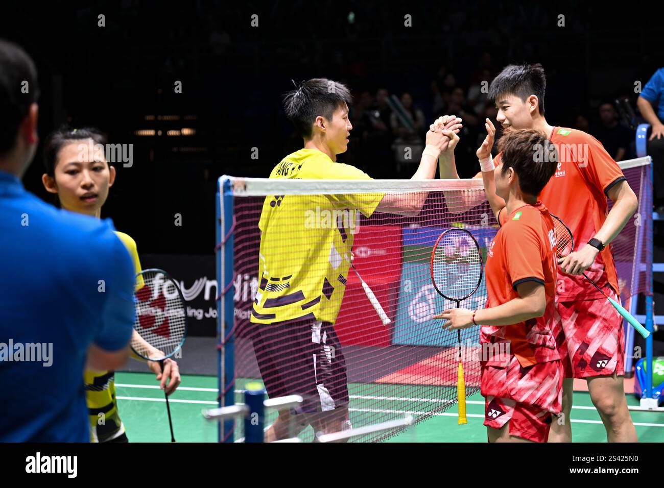 Kuala Lumpur, Malaysia. 10th Jan, 2025. Feng Yanzhe (back R)/Huang ...