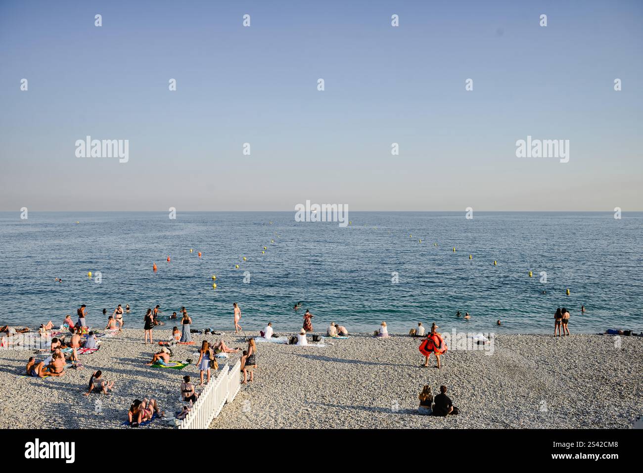 French riviera beach sunset hi-res stock photography and images - Alamy