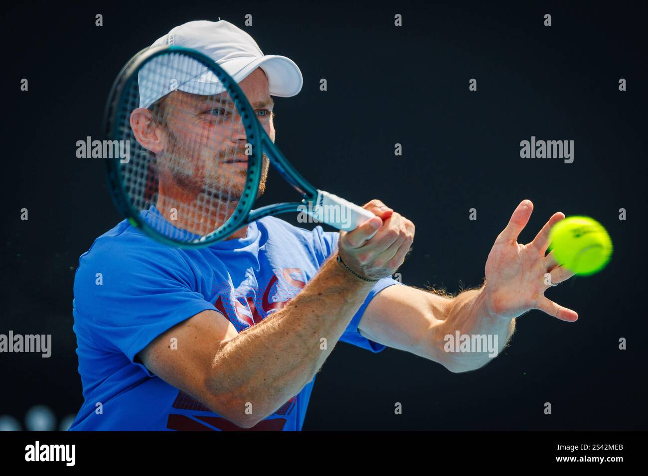 Melbourne, Australia. 10th Jan, 2025. Belgian David Goffin (ATP 53 ...